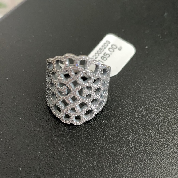Pandora | Jewelry | Pandora Shimmering Lace Ring | Poshmark
